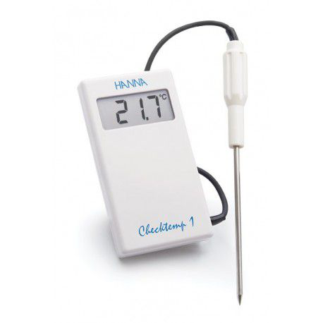 Termómetro Digital con Sonda de Acero Inoxidable Checktemp®1Hanna ...