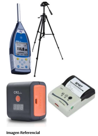KIT SONOMETRIA (SONOMETRO BSWA 308-CALIBRADOR CR-2 -TRIPODE-IMPRESORA ...